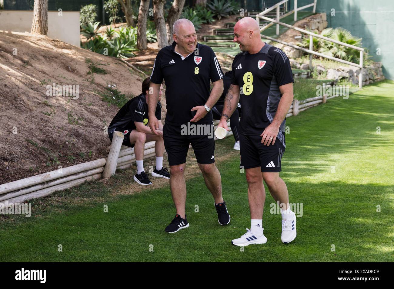 LAGOS, PORTUGAL - 06 JUNE 2024: FAW President Steve Williams and Wales ...