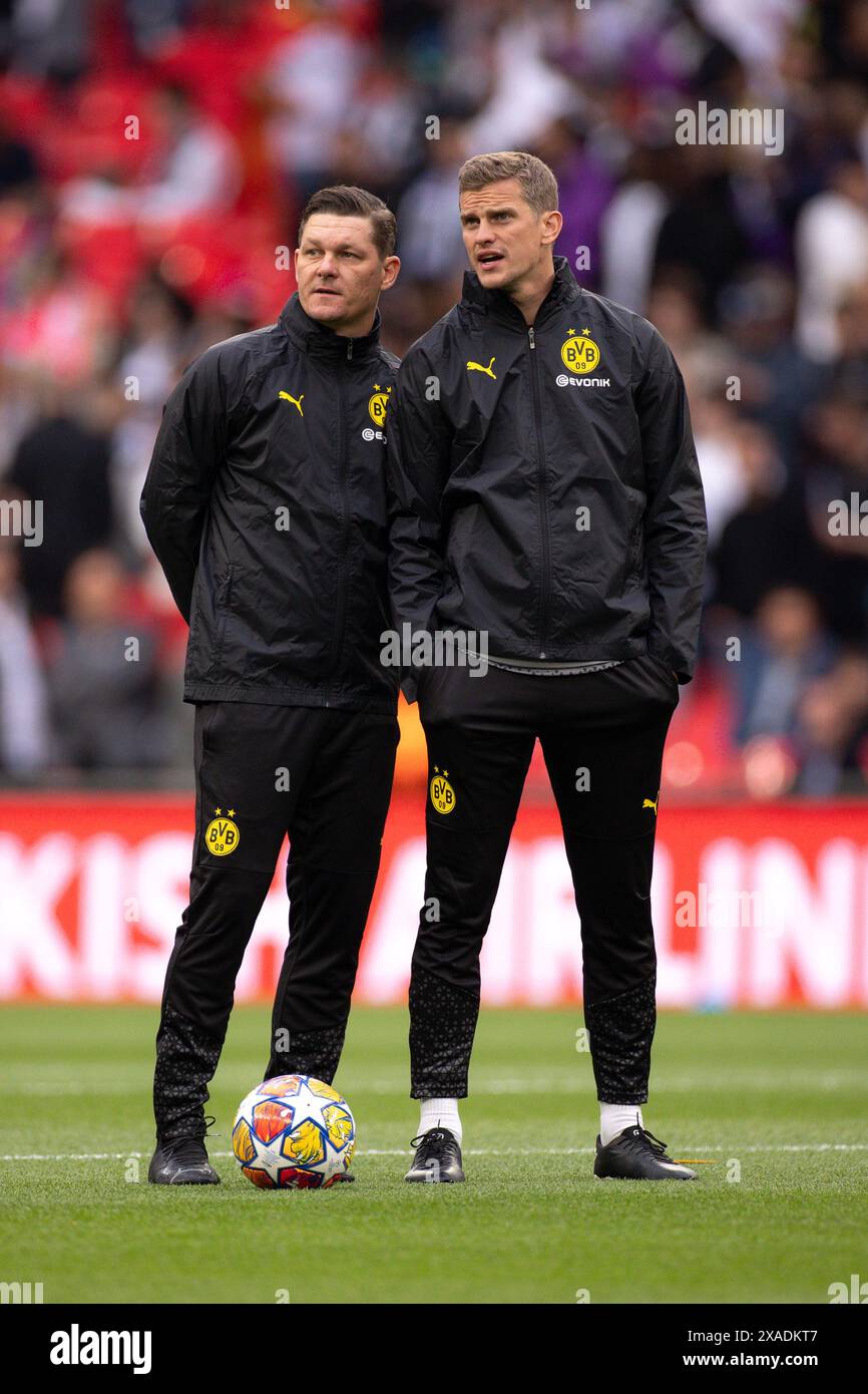 Sebastian Geppert (Borussia Dortmund) and Sven Bender (Borussia ...