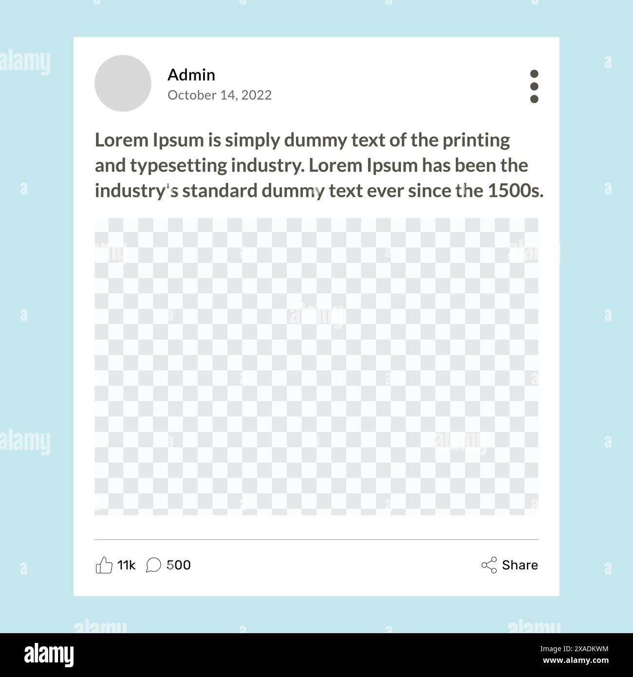 Instagram profile template Stock Vector Images - Alamy