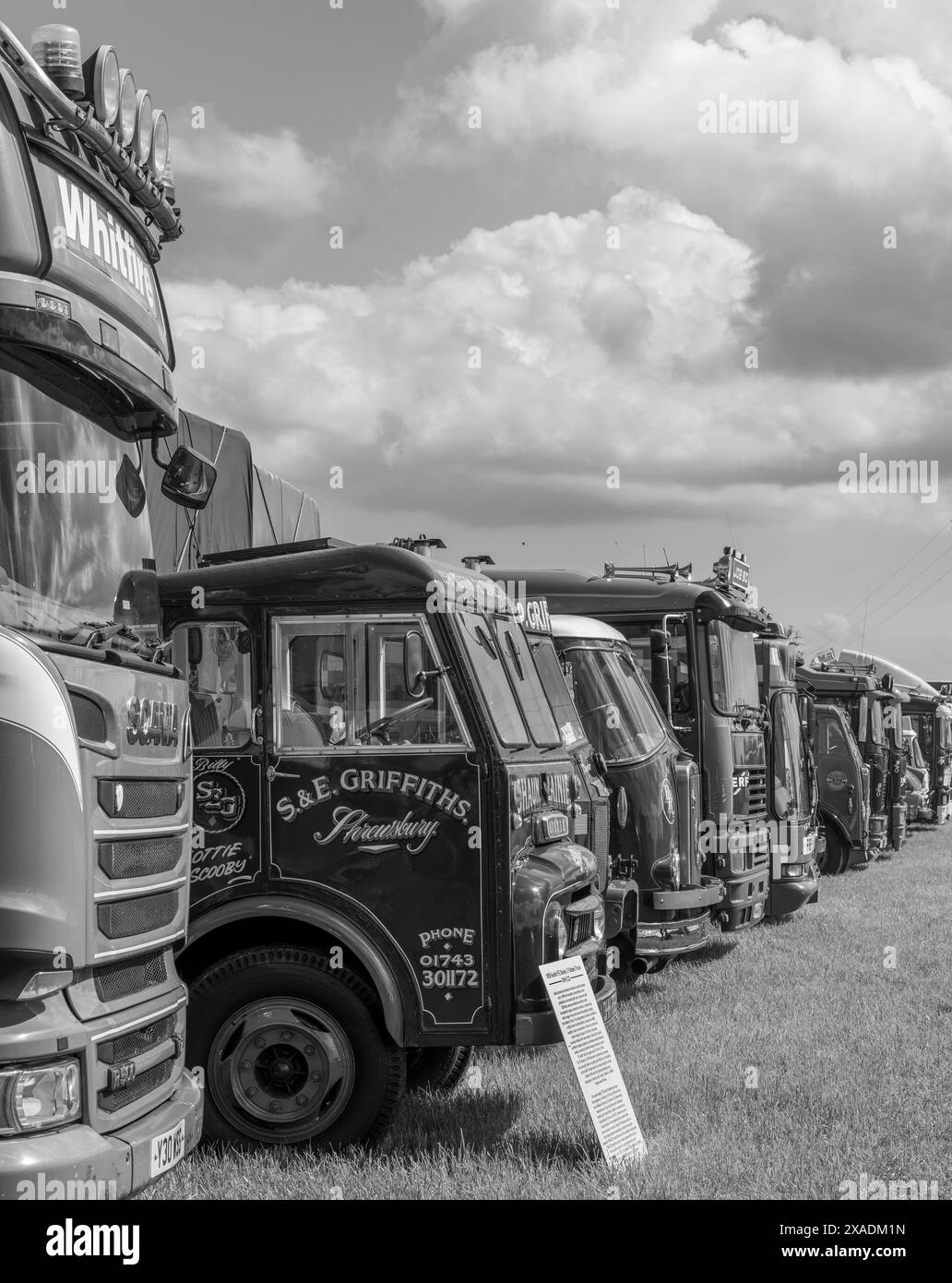Vintage commercial vehicles Black and White Stock Photos & Images - Alamy