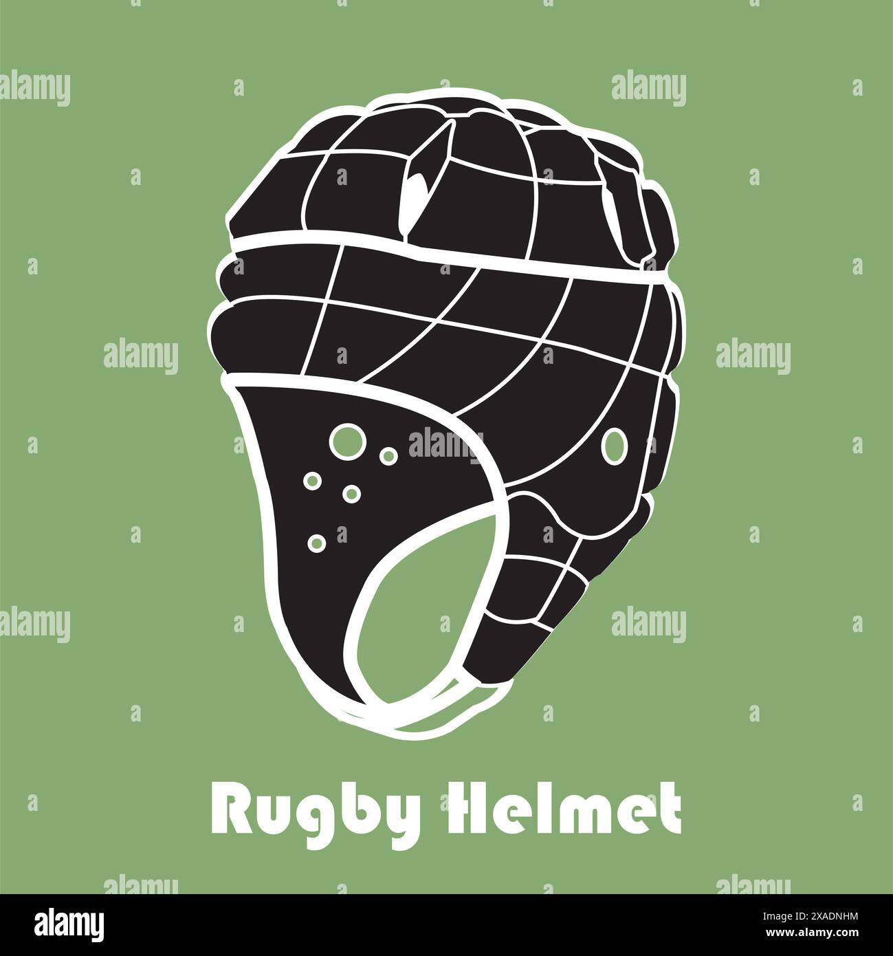 Rugby helmet vector illustration symbol design Stock Vector Image & Art ...