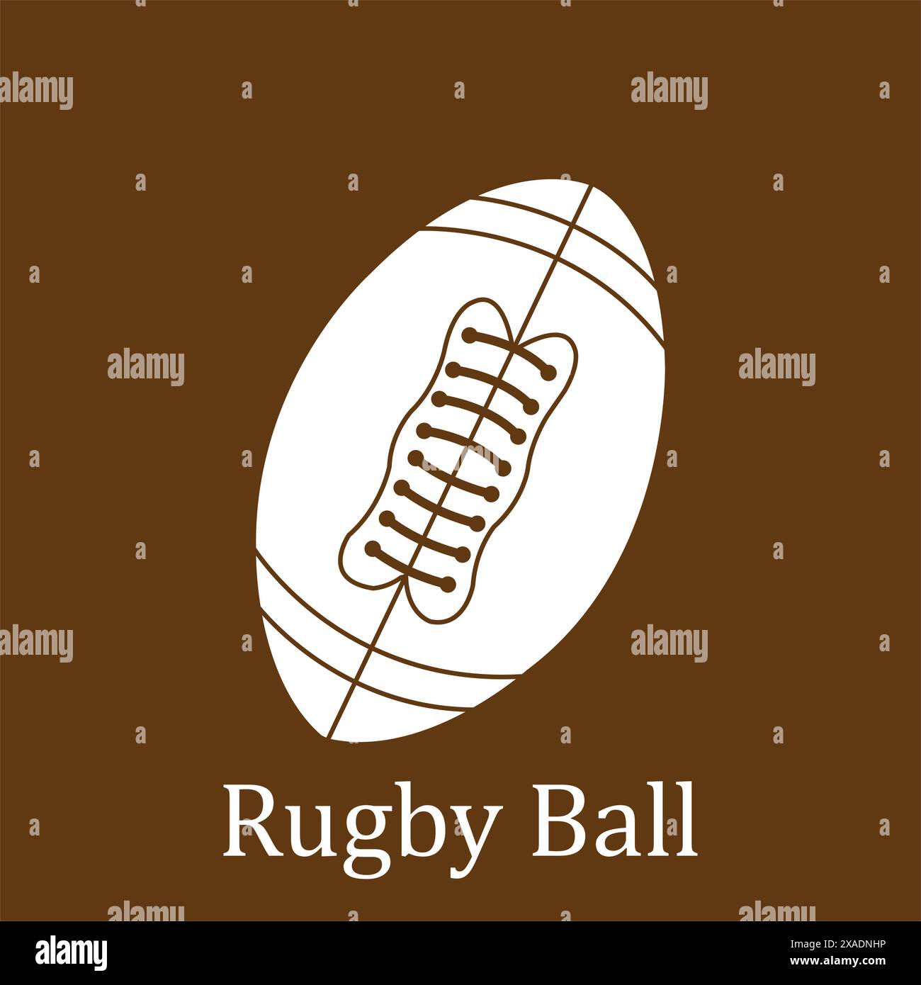Rugby ball icon vector illustration design template Stock Vector Image ...