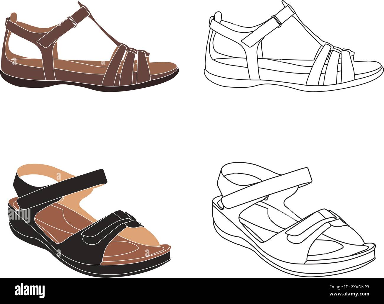 Women sandals vector illustration symbol design Stock Vector Image ...