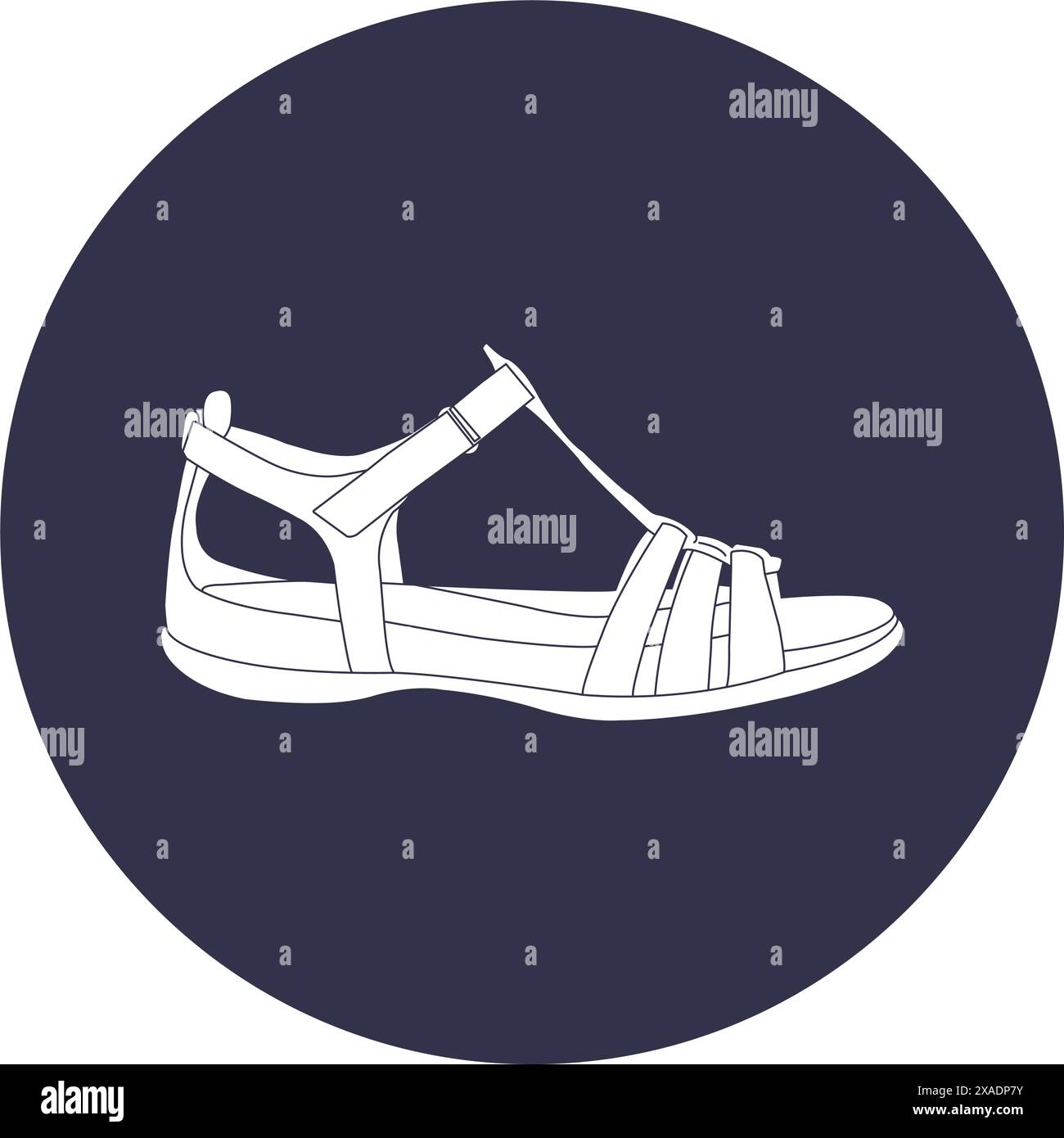Women sandals vector illustration symbol design Stock Vector Image ...