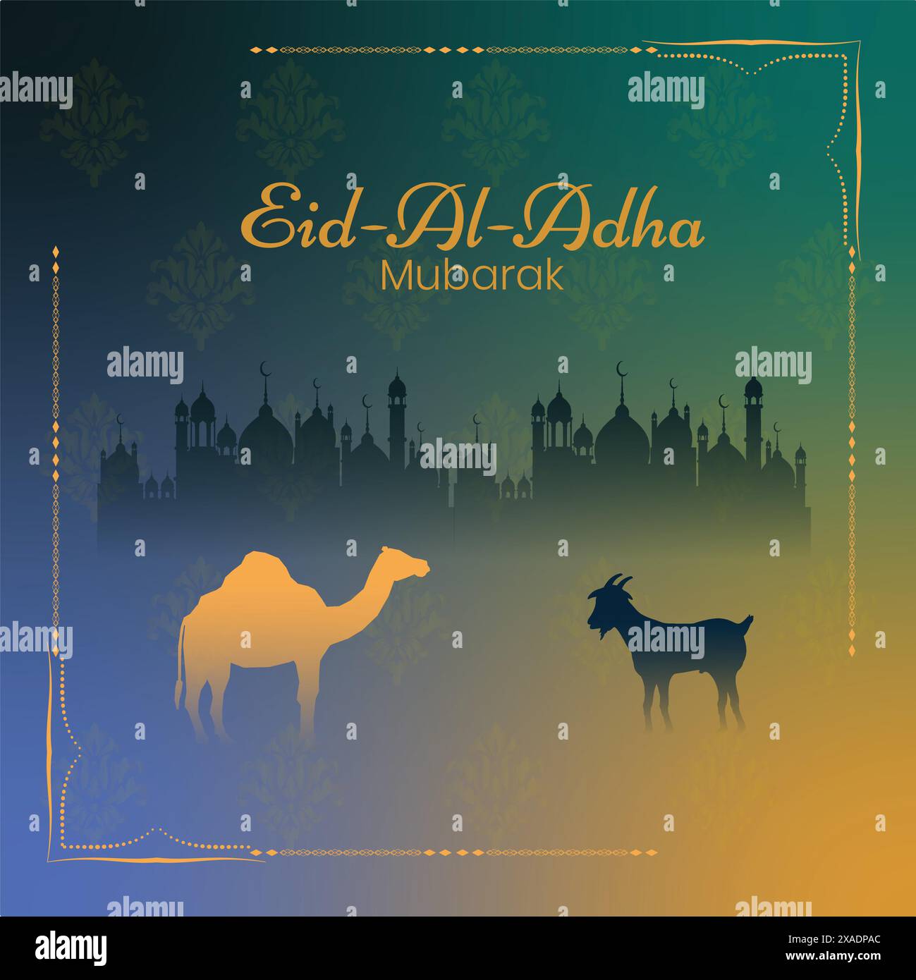 Eid al adha vector vectors hi-res stock photography and images - Alamy