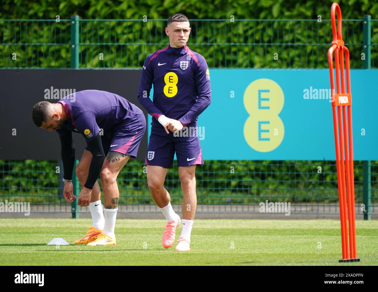England's Phil foden during a training session at the Tottenham Hotspur ...