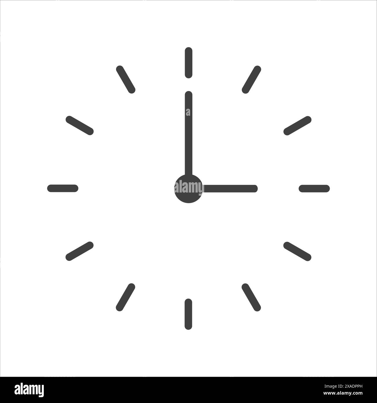 time icon on white background Stock Vector Image & Art - Alamy