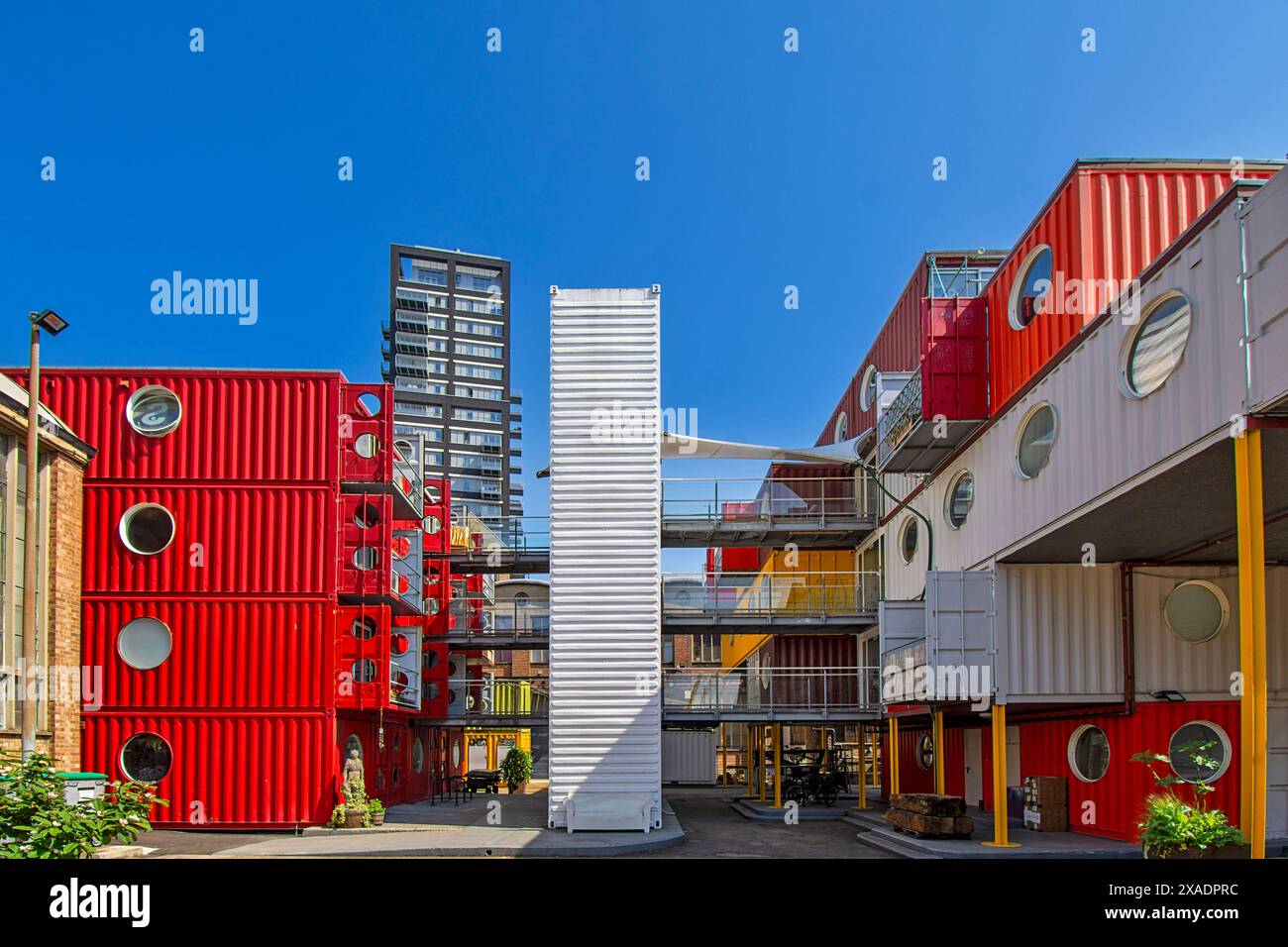 Container City Trinity Buoy Wharf Leamouth Peninsula London red ...