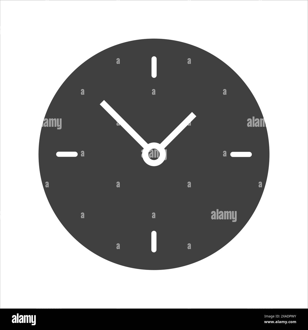 time icon on white background Stock Vector Image & Art - Alamy