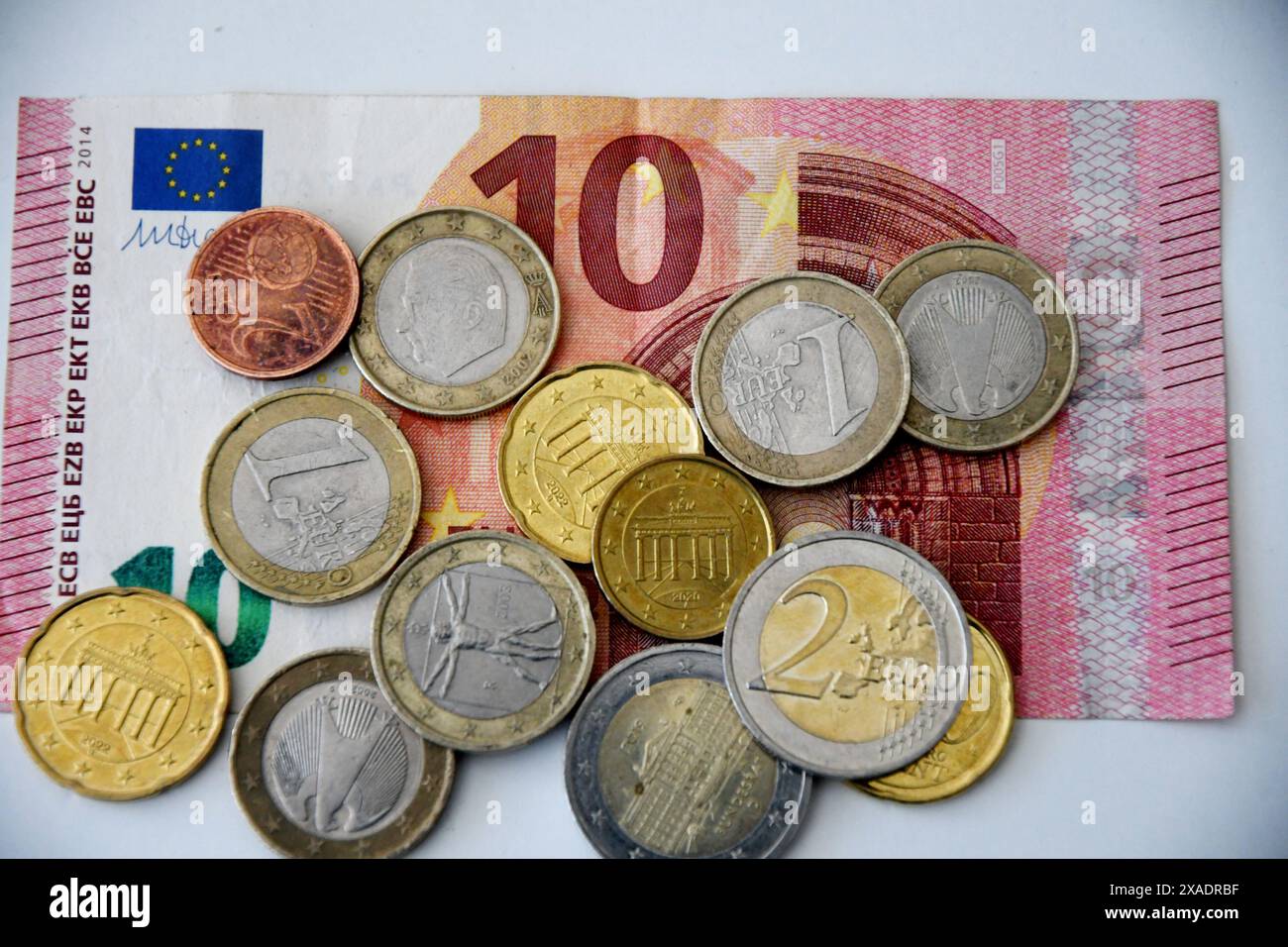 Prague /Czeck republic /19 MAY 2024/ Europ notes nd coins in czech ...