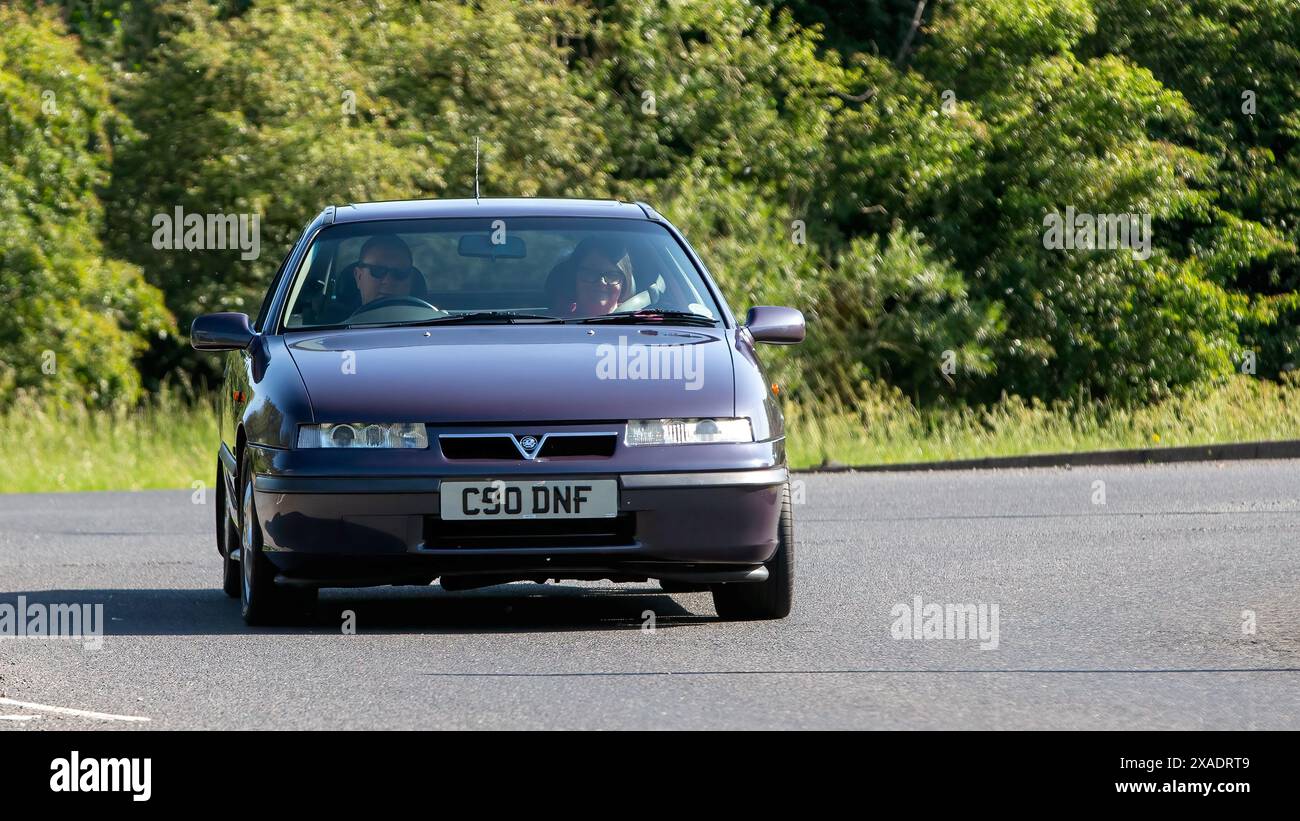 Stony Stratford,UK - June 2nd 2024: 1996 purple Vauxhall Calibra turbo ...