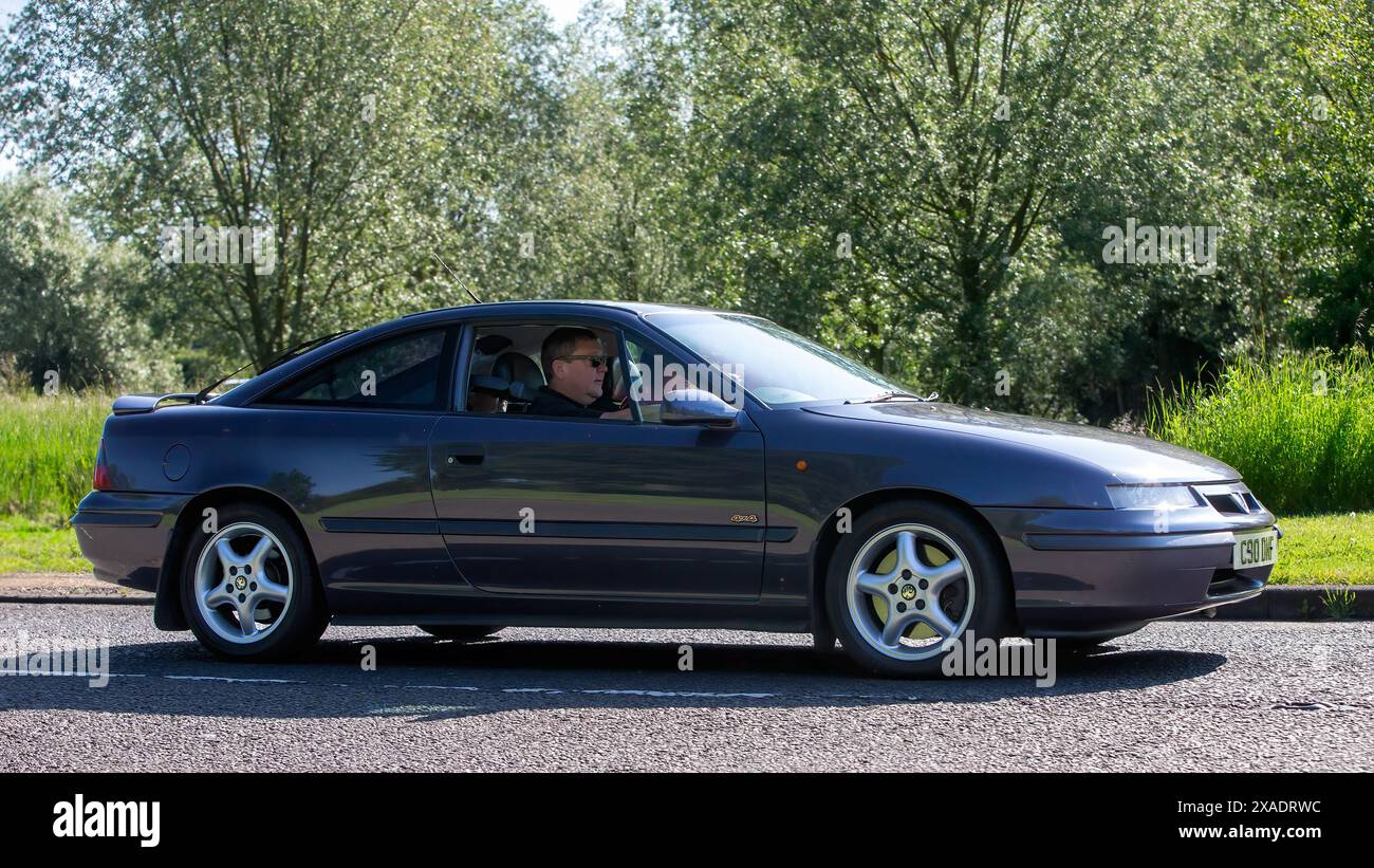 Stony Stratford,UK - June 2nd 2024: 1996 purple Vauxhall Calibra turbo ...