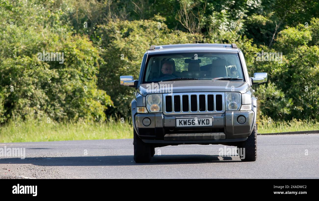 Stony Stratford,UK - June 2nd 2024: 2007 grey Jeep Commander Limited ...