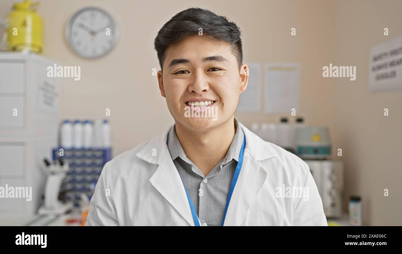 Focused young asian male scientist hi-res stock photography and images ...