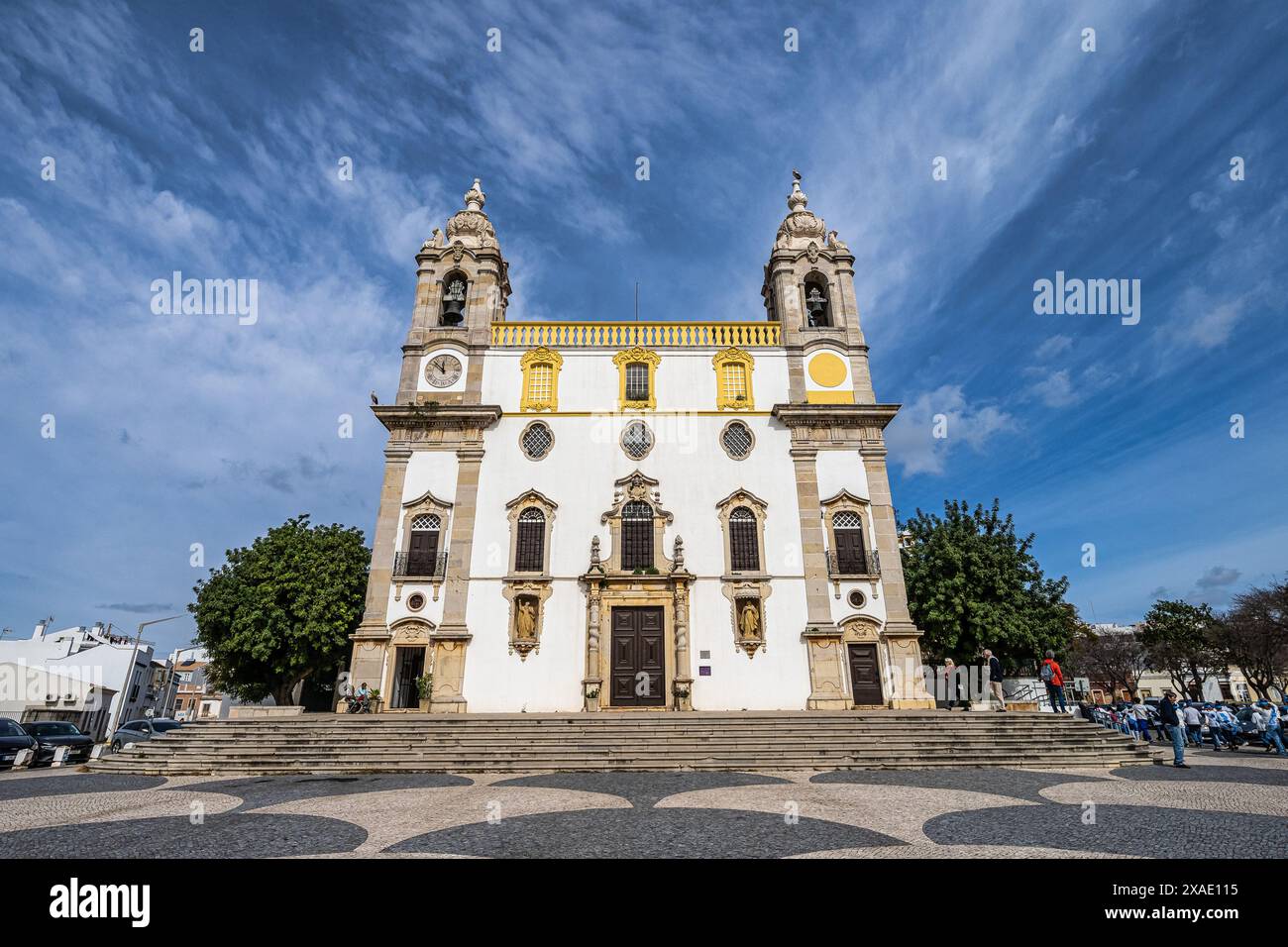 Facade of Carmo Church in Faro Portugal, Igreja da Ordem Terceira de ...