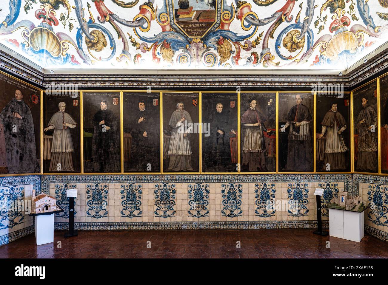 Private Examination Room, Sala do Exame Privado at University of Coimbra in Portugal Stock Photo ...
