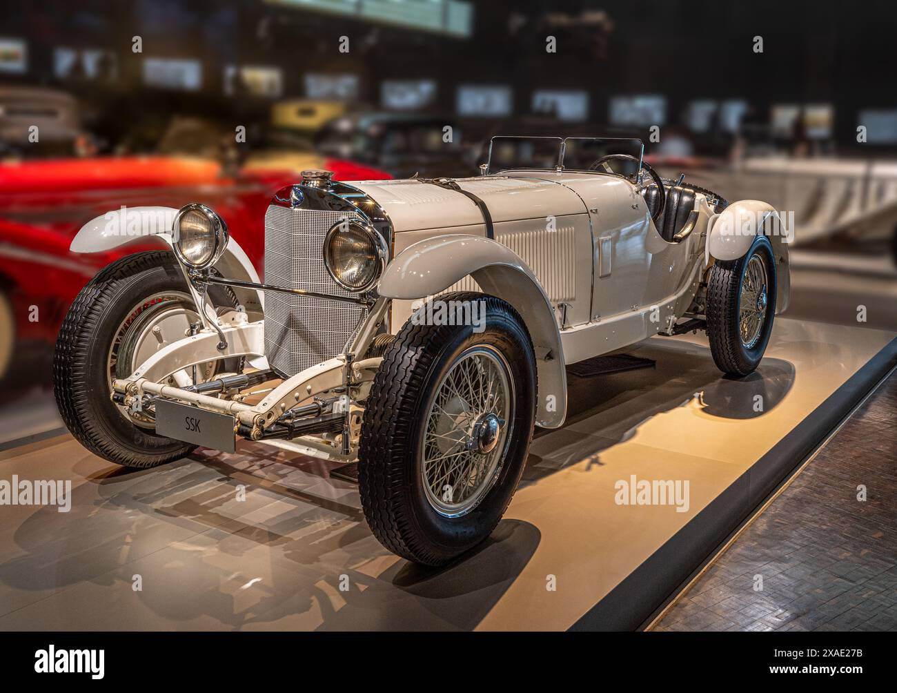 Mercedes-Benz SSK 27/170/225 PS, 1928. Mercedes Benz Museum, Mercedes-Benz World in Stuttgart ...