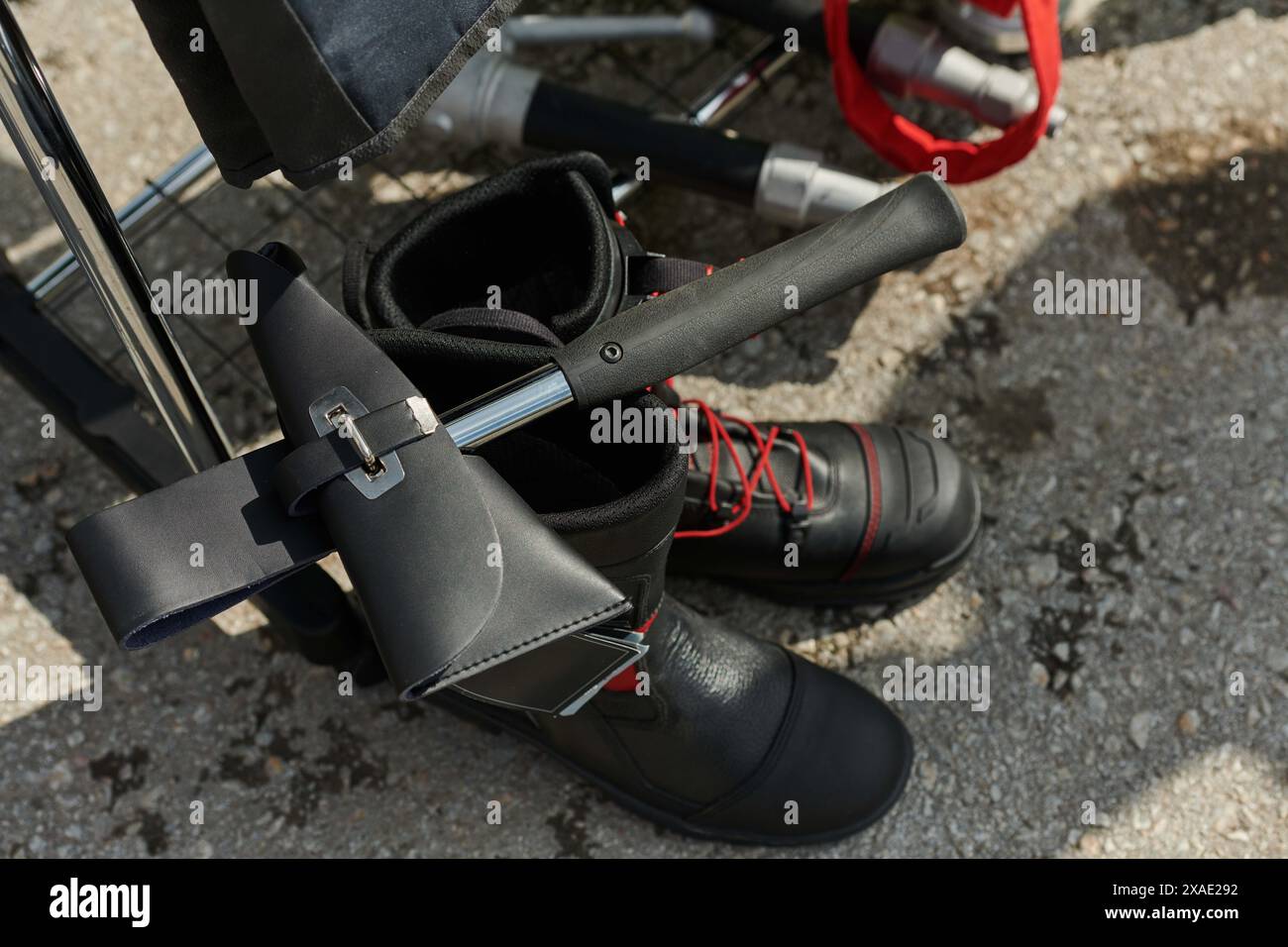 Close Up of Firefighting Equipment for Hazardous Tasks Stock Photo - Alamy