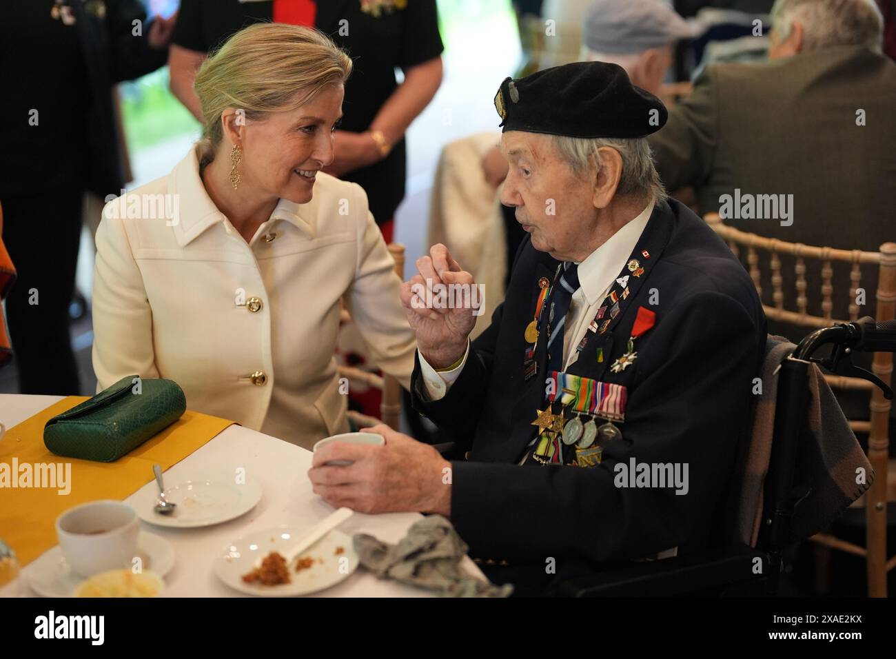 The Duchess of Edinburgh meets D-Day and Normandy veterans ahead of the ...