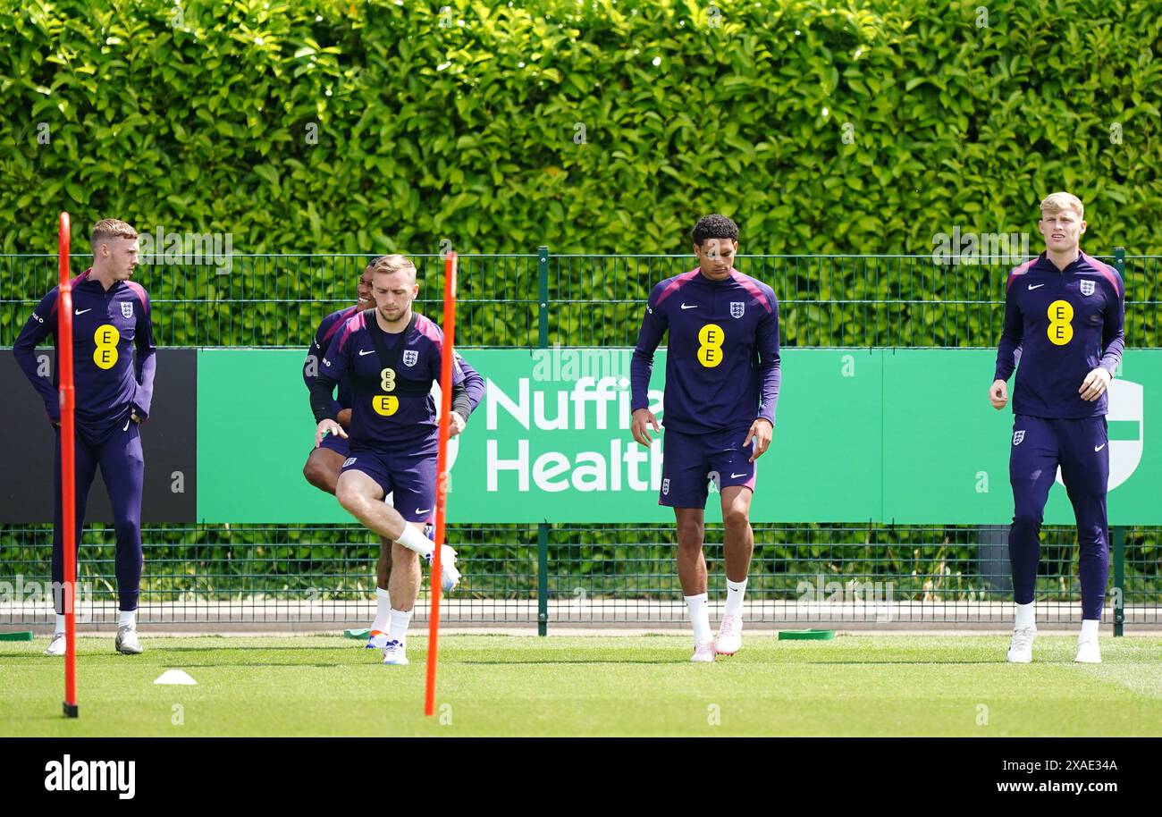 England's Cole Palmer, Jarrod Bowen, Jarell Quansah and Jarrad ...