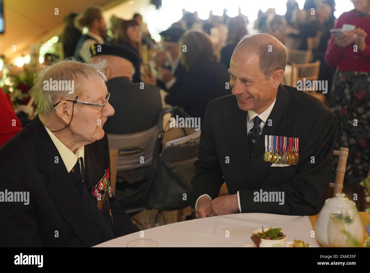 The Duke of Edinburgh meets D-Day and Normandy veterans ahead of the ...