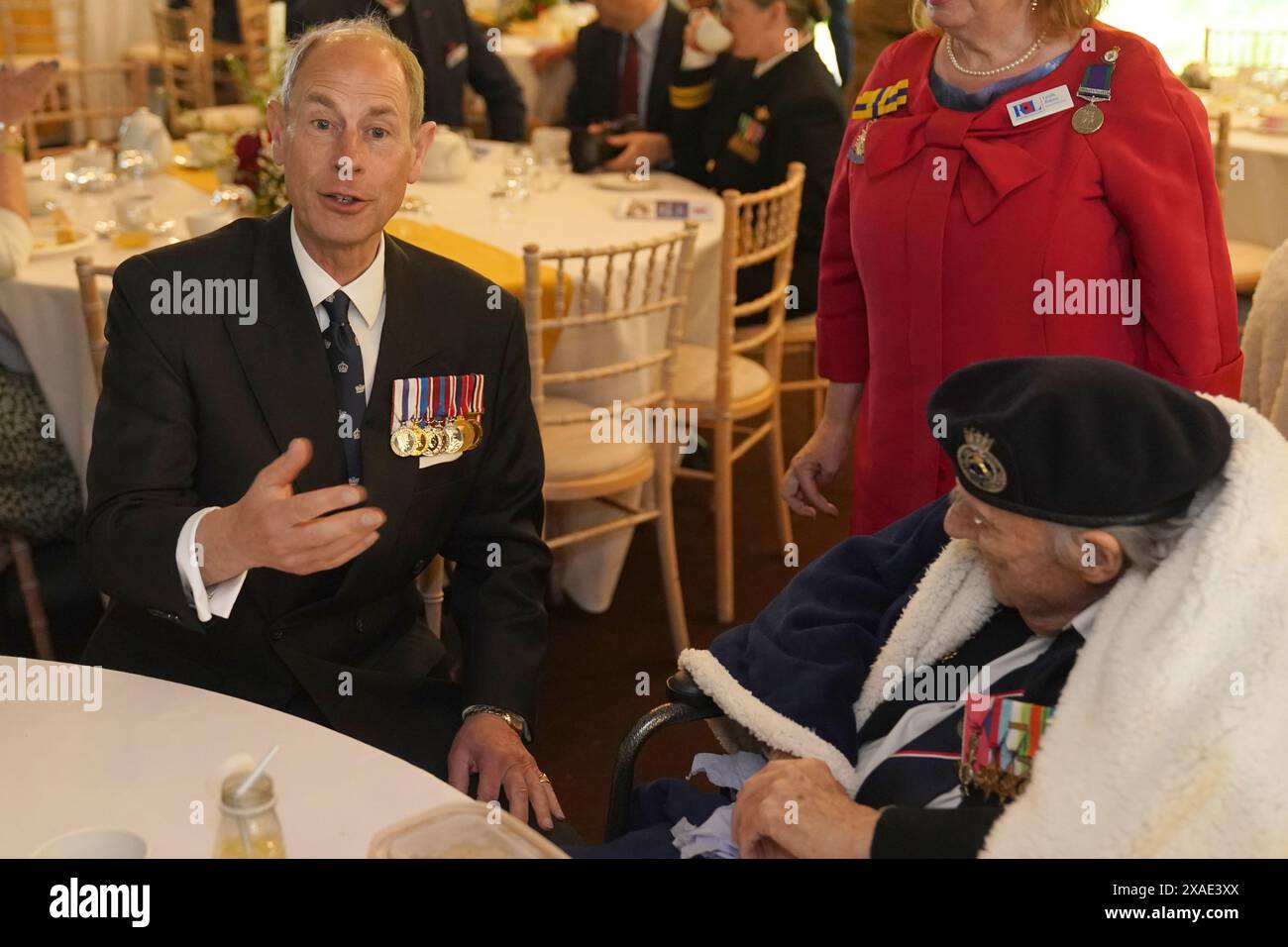 The Duke of Edinburgh meets D-Day and Normandy veterans ahead of the ...