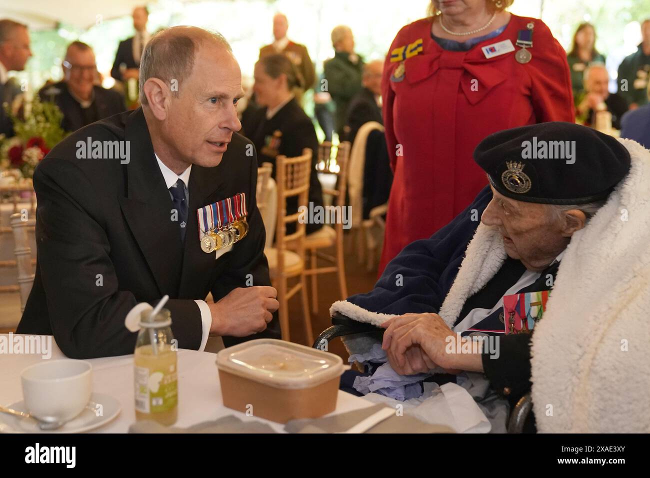 The Duke of Edinburgh meets D-Day and Normandy veterans ahead of the ...