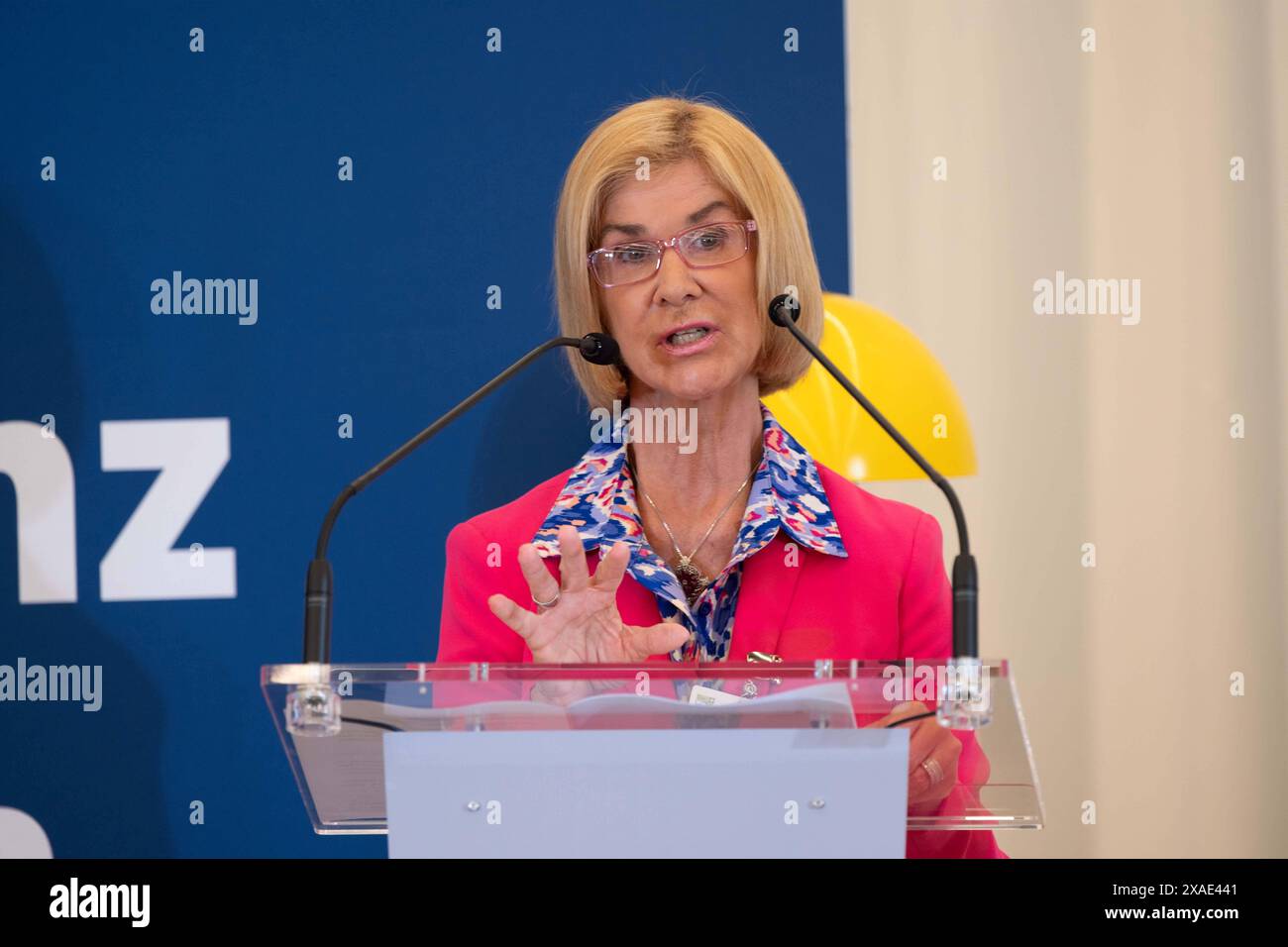 Brigitte MOHN, Mitglied des Vorstands der Bertelsmann-Stiftung, bei ...
