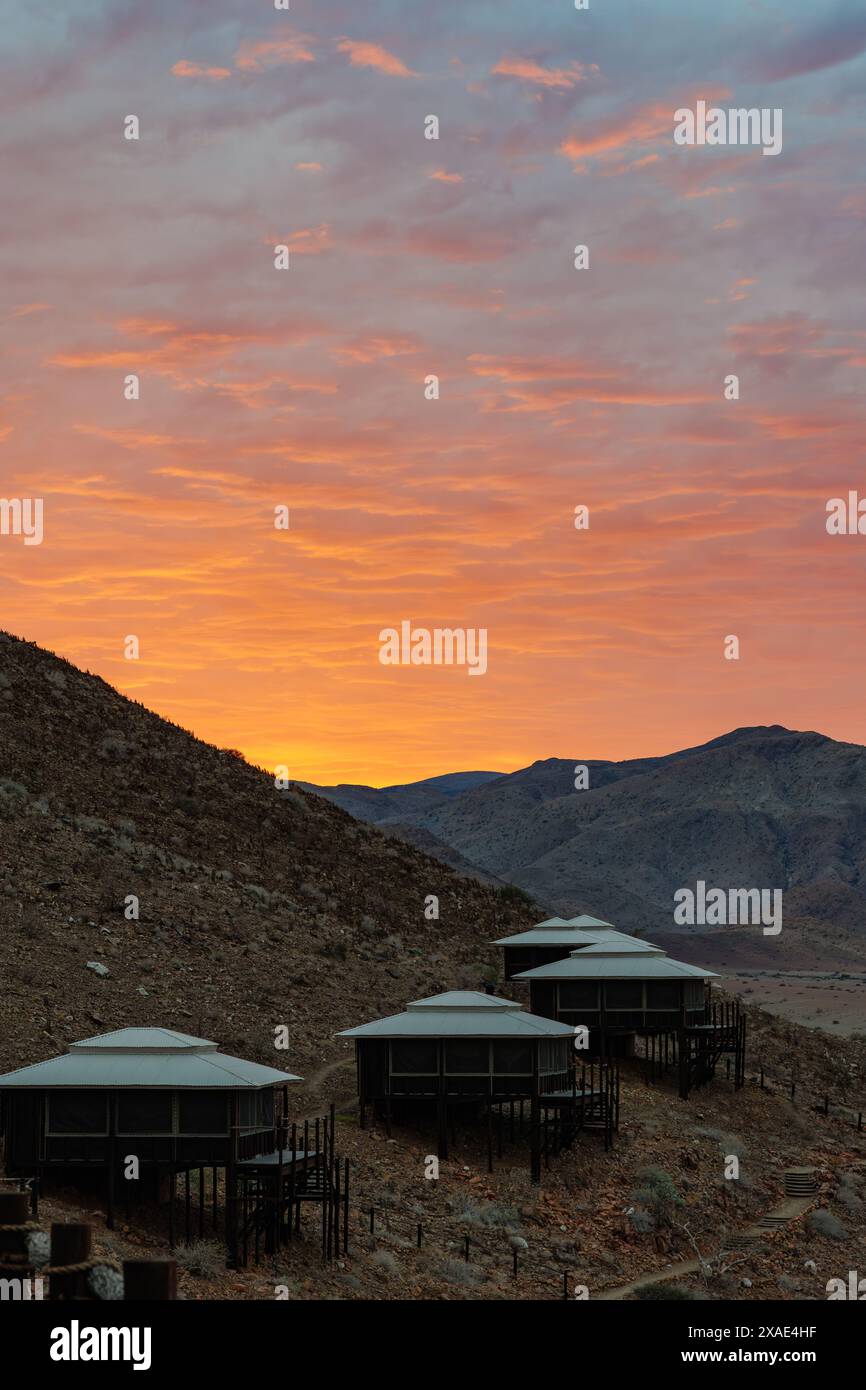 Sunset in Namib Desert, Namibia Stock Photo - Alamy