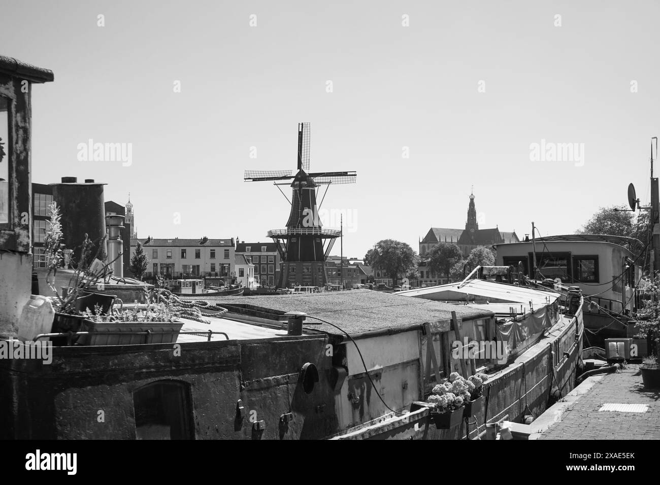 Haarlem view Black and White Stock Photos & Images - Alamy