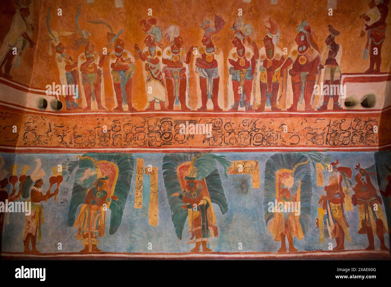 Mexico, Mexico City, National Museum of Anthropology, Reproduction of ...