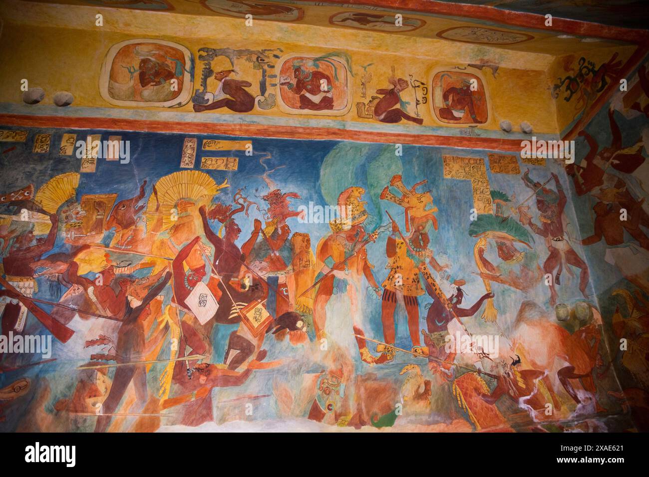 Mexico, Mexico City, National Museum of Anthropology, Reproduction of ...