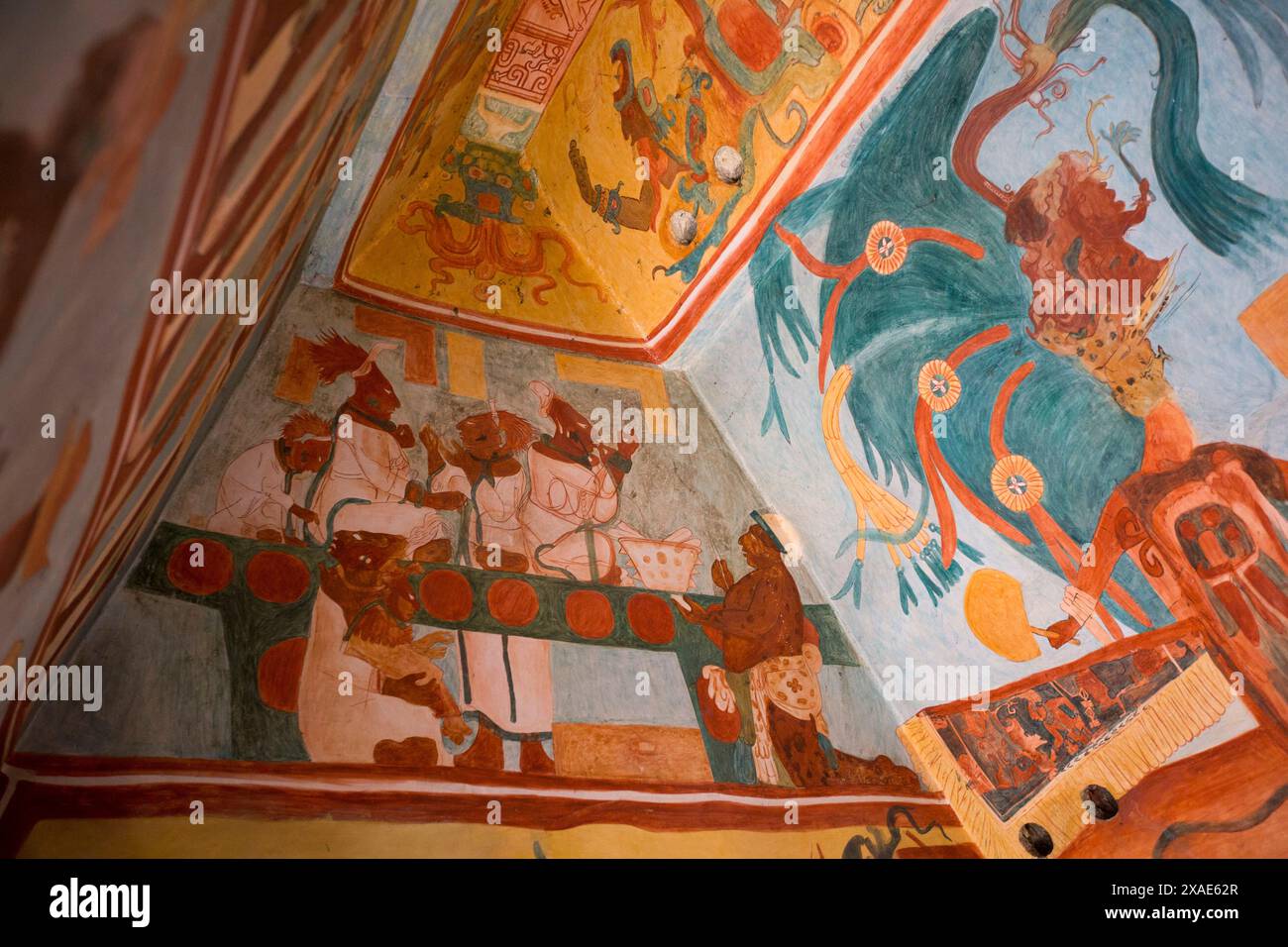 Mexico, Mexico City, National Museum of Anthropology, Reproduction of ...