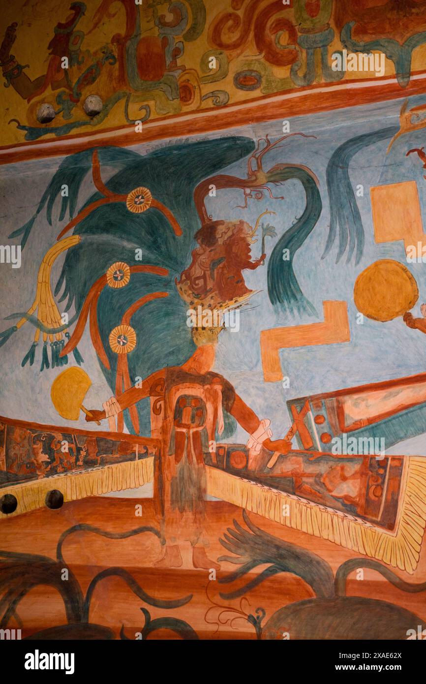 Mexico, Mexico City, National Museum of Anthropology, Reproduction of ...