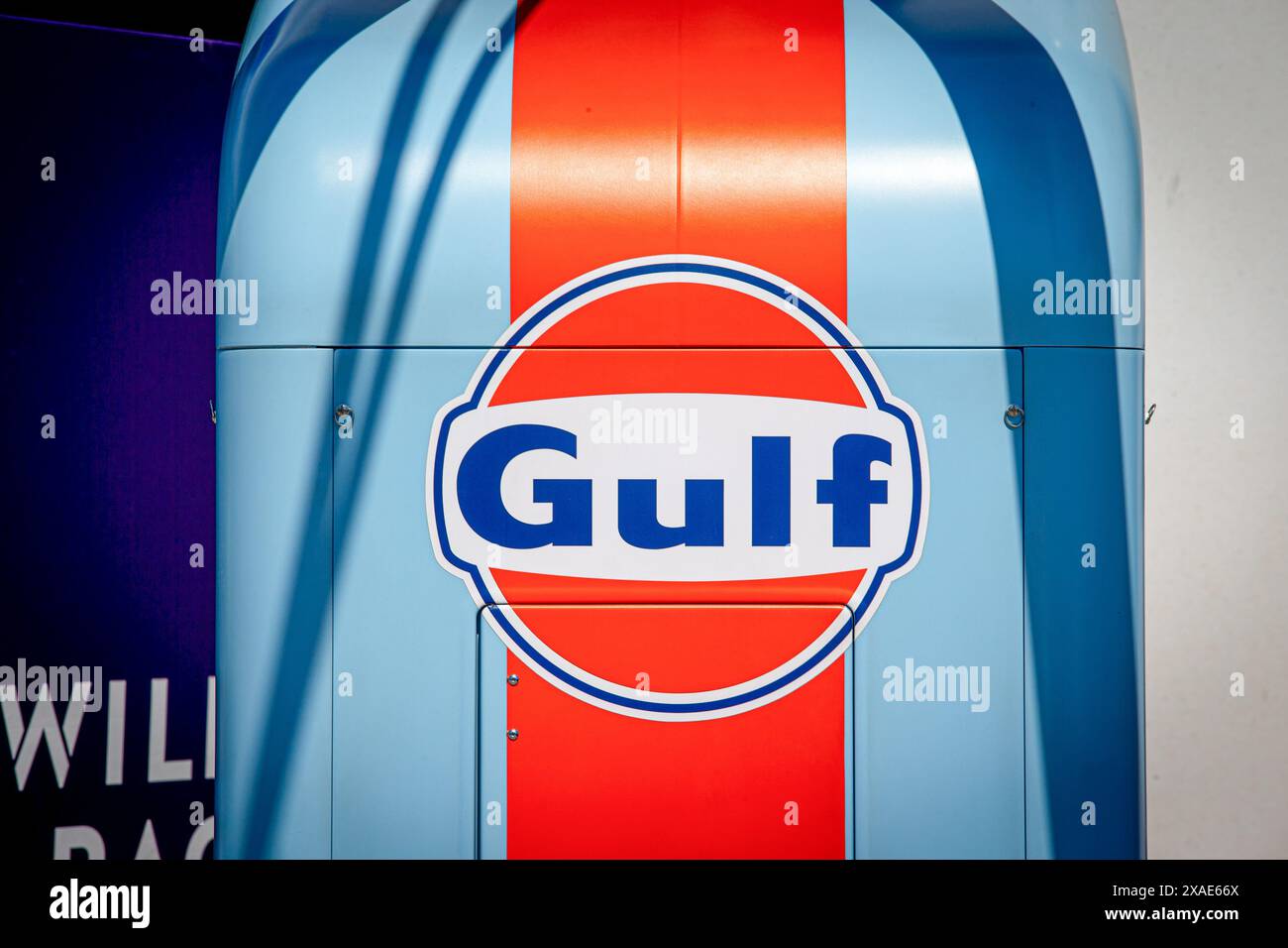 gulf logo Williams Racing nosecone in itLane - during Formula 1 Aws ...