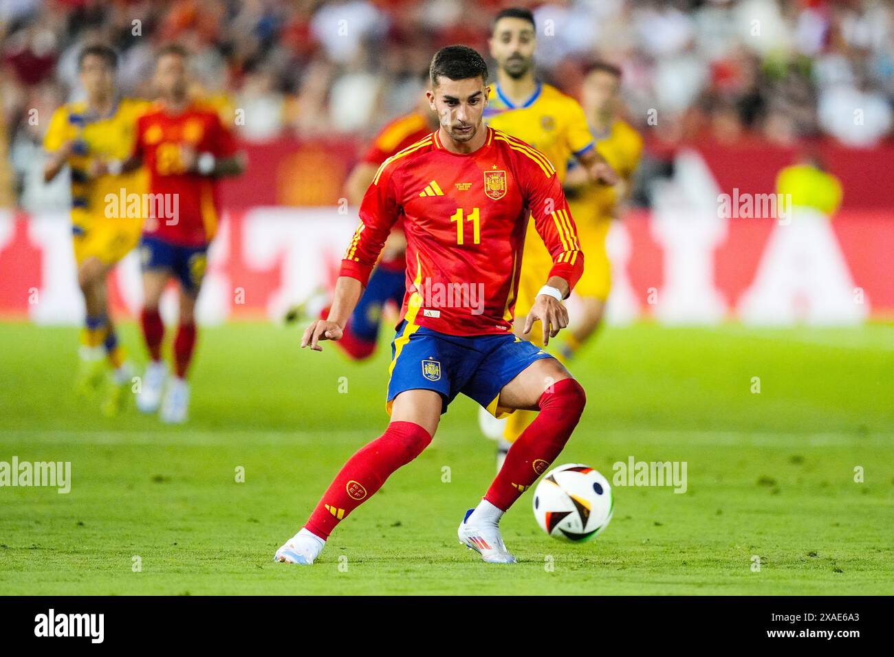Ferran Torres of Spain during the International Friendly football match ...