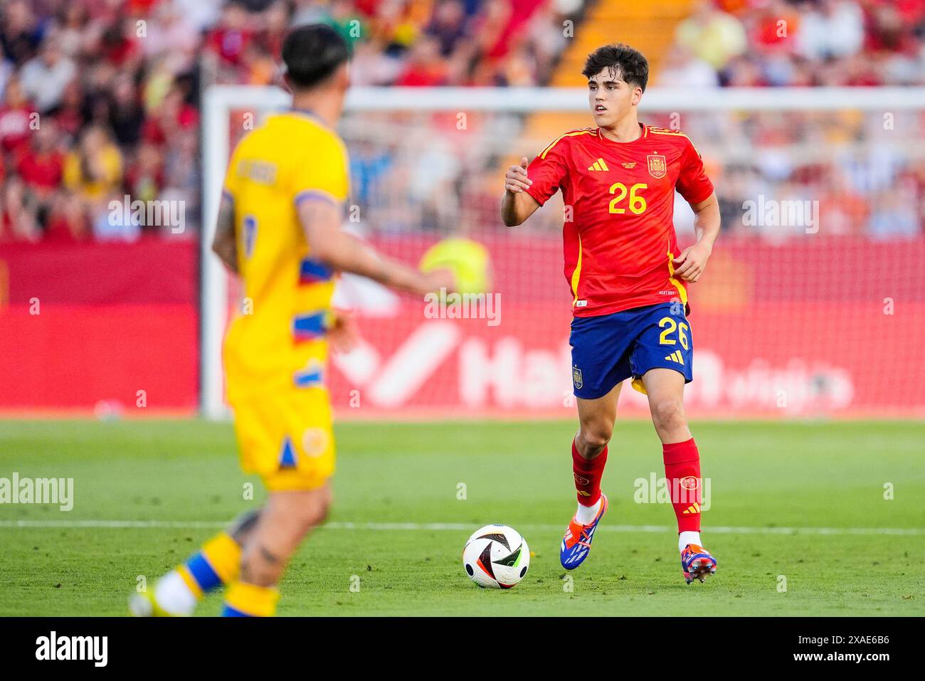 Pau Cubarsi of Spain during the International Friendly football match ...