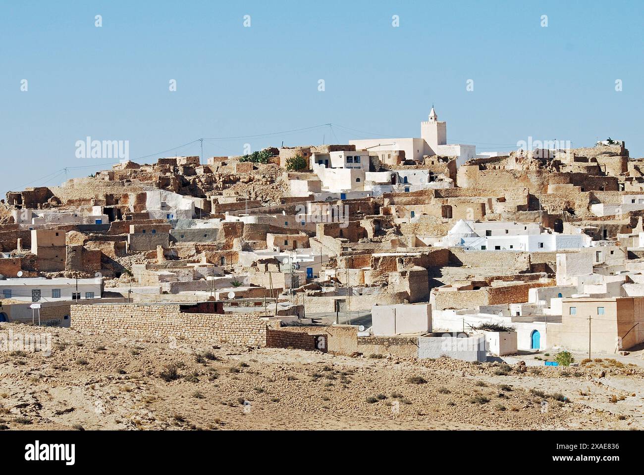 Historic Berber Town with Traditional Underground Troglodyte Houses in ...