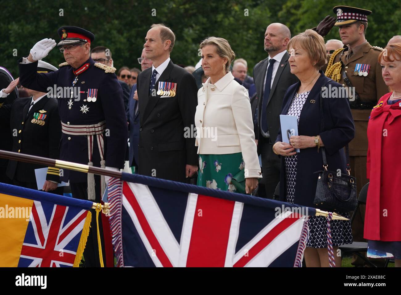 The Duke and Duchess of Edinburgh during the Royal British Legion's ...