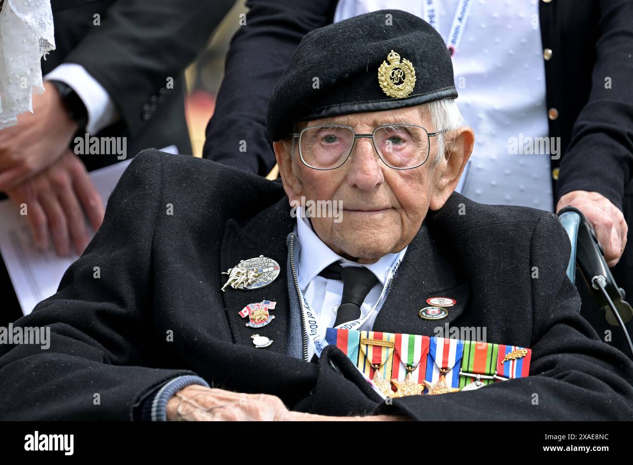 Rettendon Essex, UK. 6th June, 2024. D-Day remembrance service at the ...