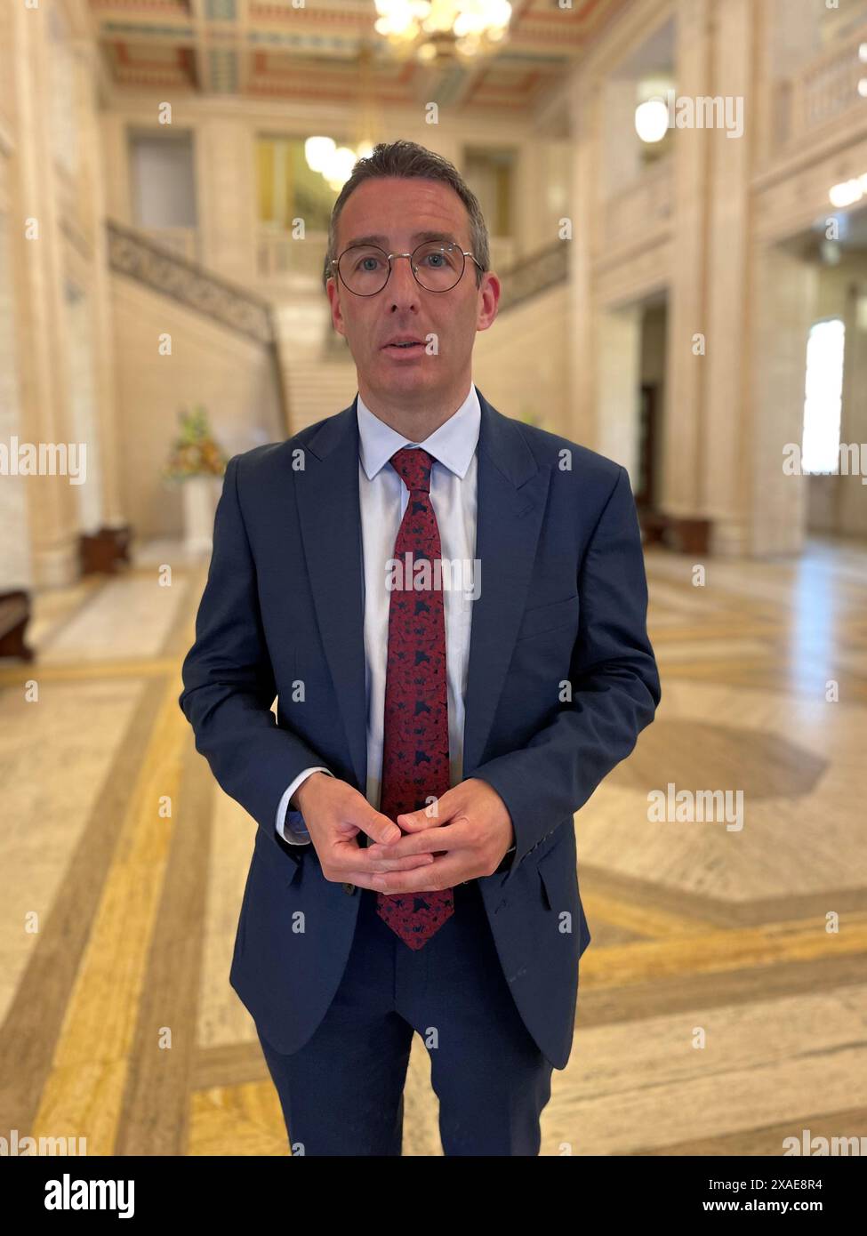 Agriculture Minister Andrew Muir before his Assembly scrutiny committee ...