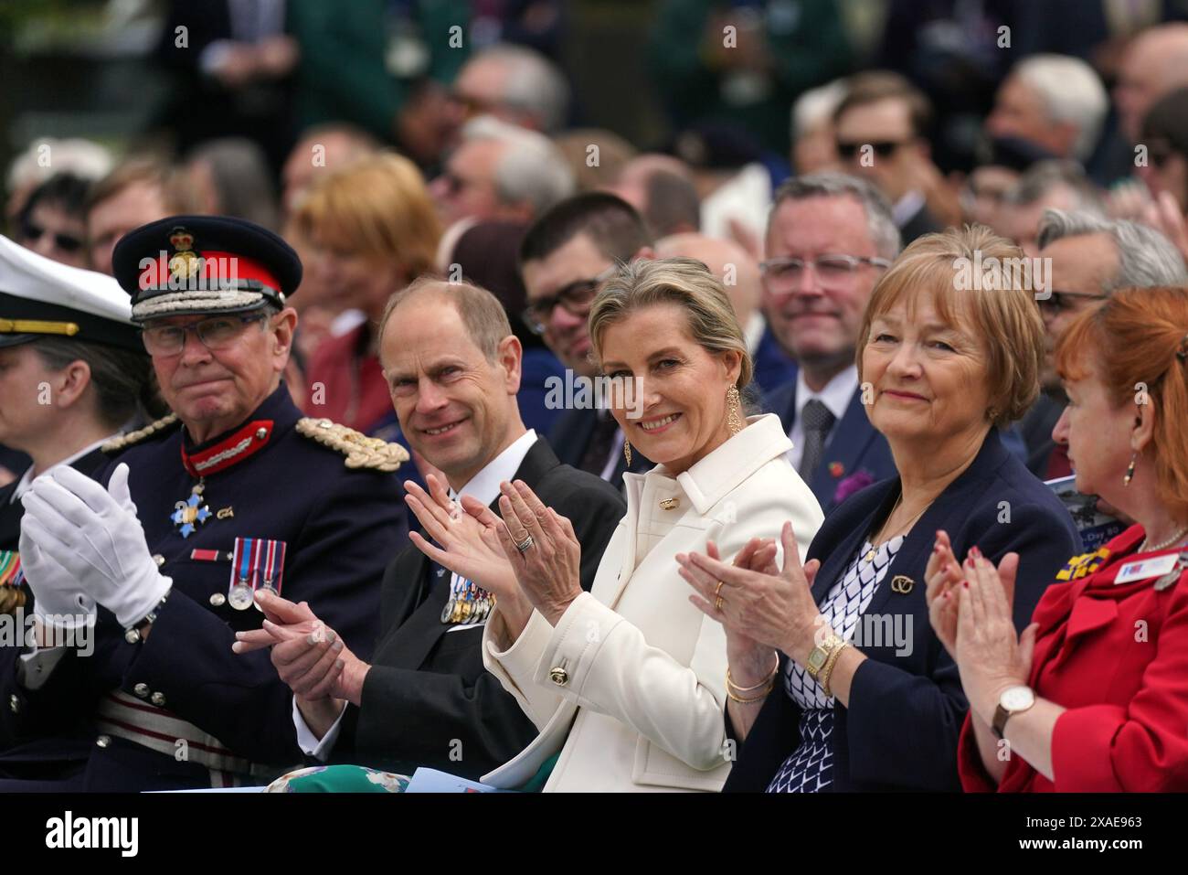 The Duke and Duchess of Edinburgh during the Royal British Legion's ...