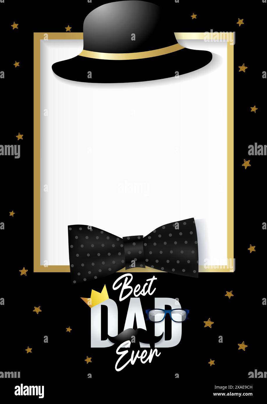 Best Dad Ever congrats, holiday party photo frame. Happy Fathers Day ...