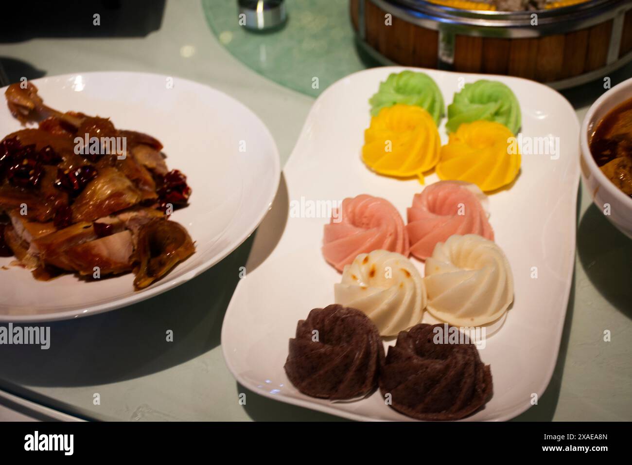 Traditional chinese food gourmet meal set or local cuisine meal ...
