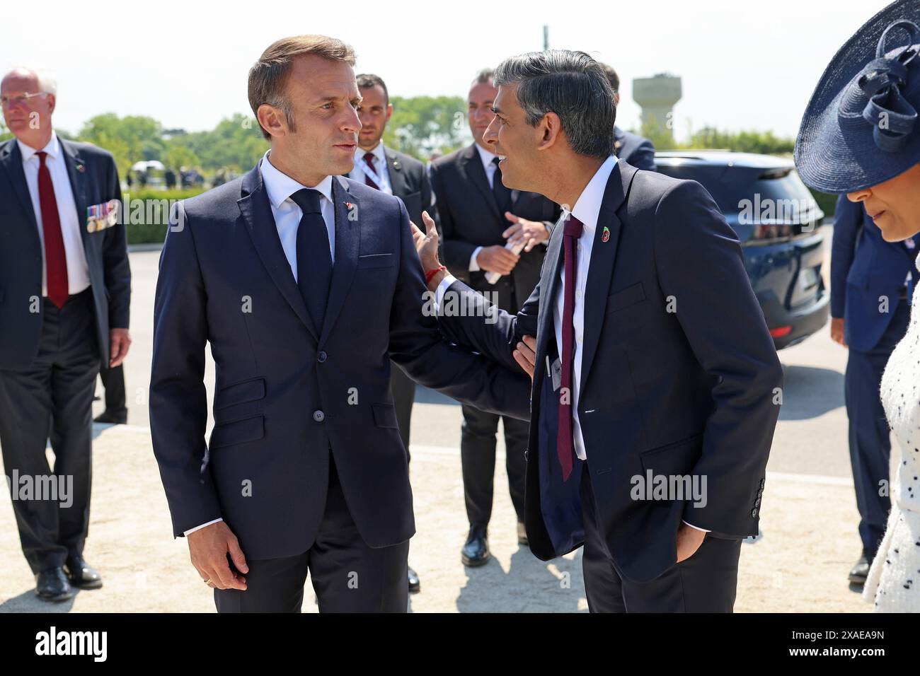 Prime Minister Rishi Sunak with President of France, Emmanuel Macron ...