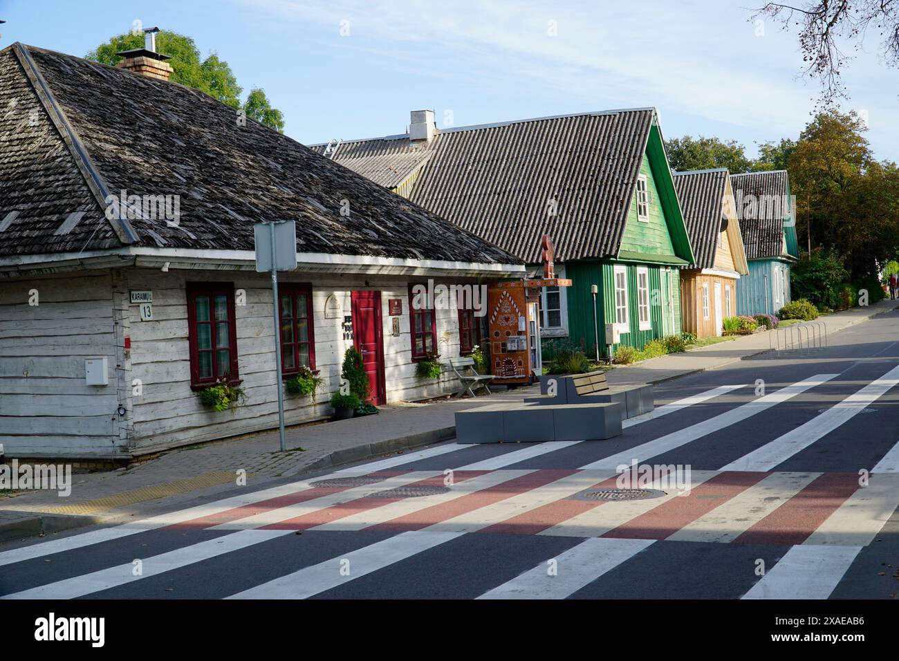 Trakai, Lithuania - September 9th 2023 - Traditioal Karaim houses on ...