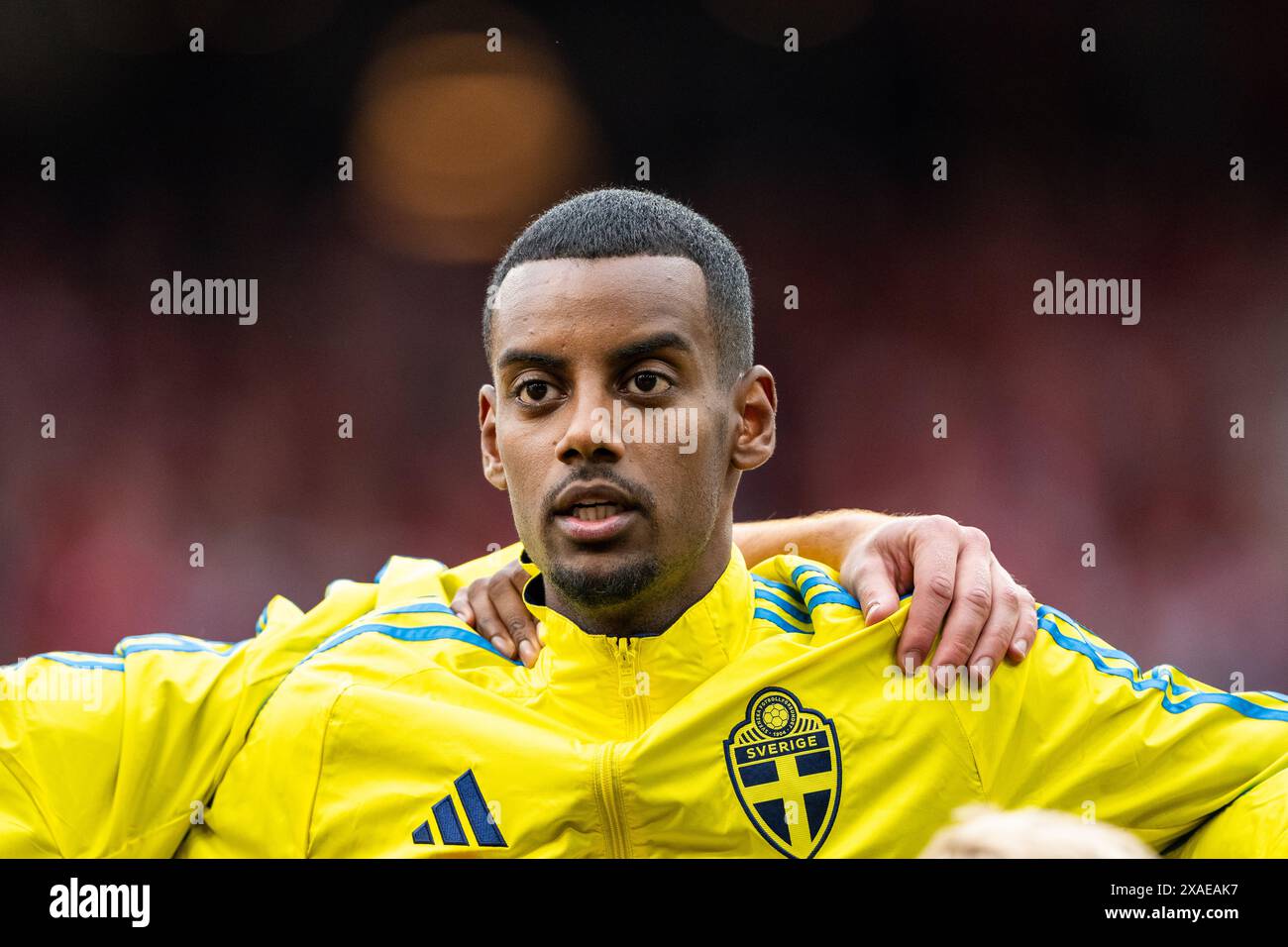 Copenhagen, Denmark. 05th, June 2024. Alexander Isak of Sweden seen ...