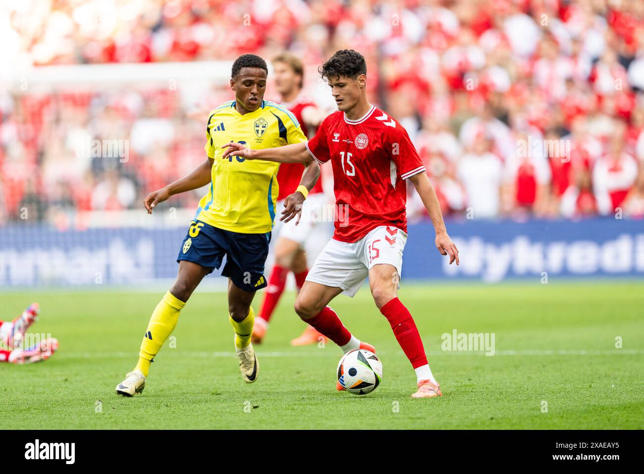 Copenhagen, Denmark. 05th, June 2024. Christian Norgaard (15) of ...