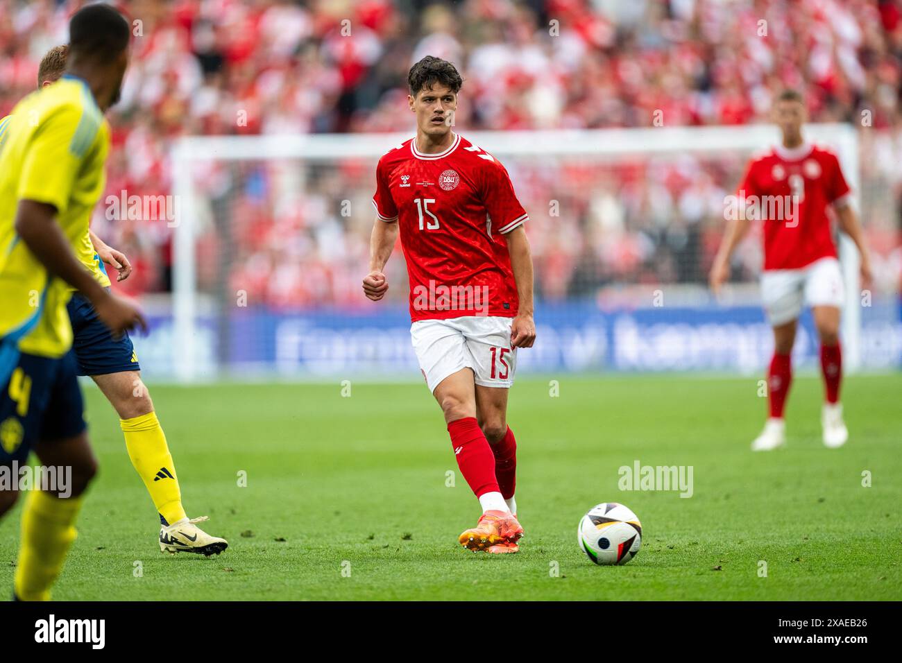 Copenhagen, Denmark. 05th June, 2024. Christian Norgaard (15) of ...