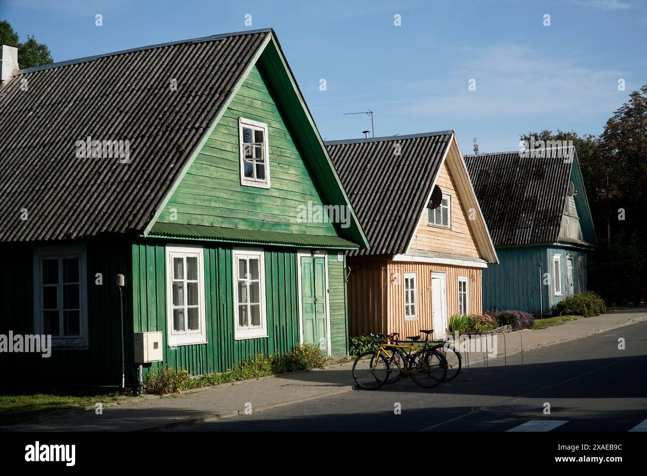 Trakai, Lithuania - September 9th 2023 - Traditional wooden Karaim ...